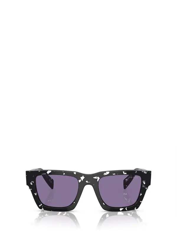 Prada Square Frame Sunglasses - Tortoise Black Crystal