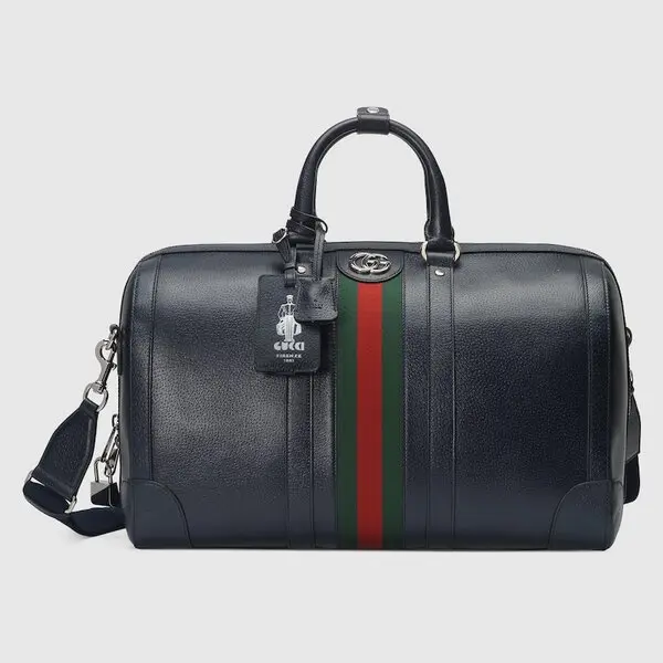 Gucci Savoy Medium Duffle Bag Leather