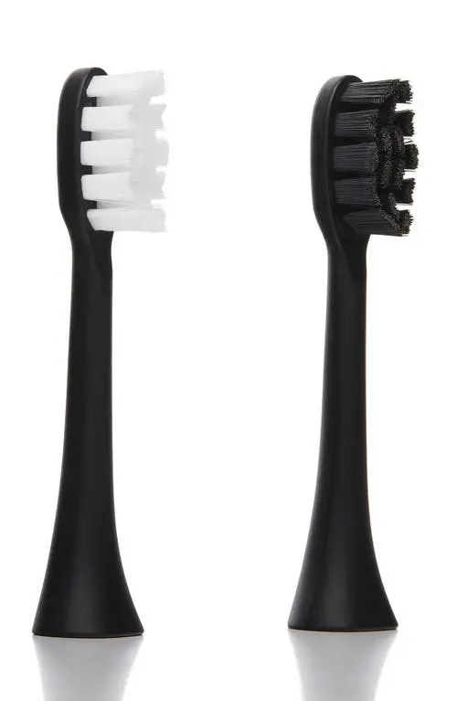 MOON 2-pack Onyx Brush Head Replacements - Black