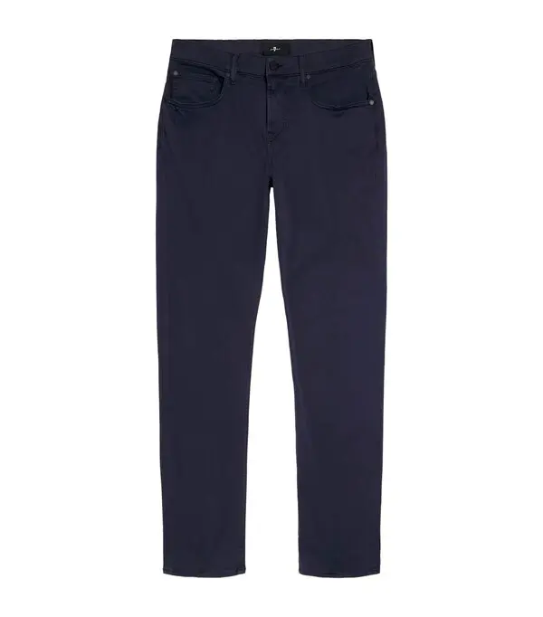 7 For All Mankind Slimmy Luxe Performance Plus Jeans - Blue