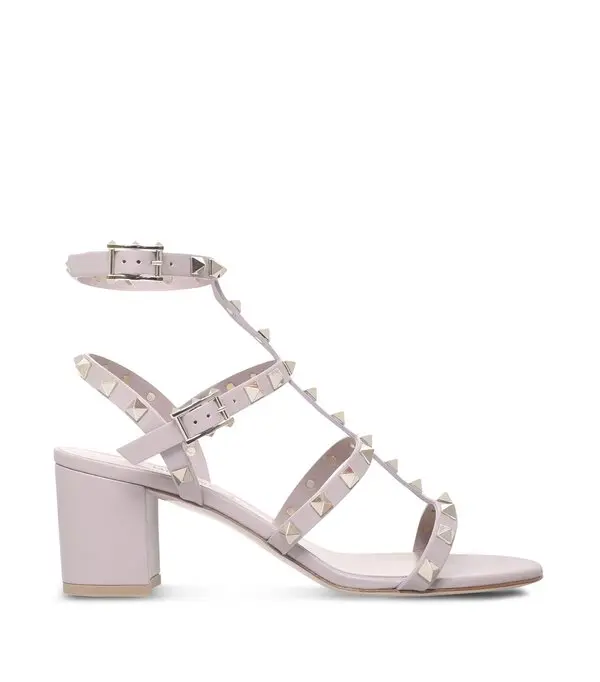 Valentino Garavani Leather Rockstud Sandals 60