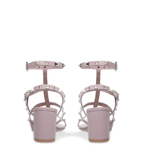 Valentino Garavani Leather Rockstud Sandals 60