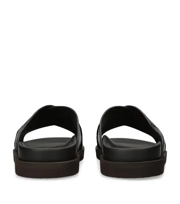 Zegna Crocodile Leather Panarea Slides
