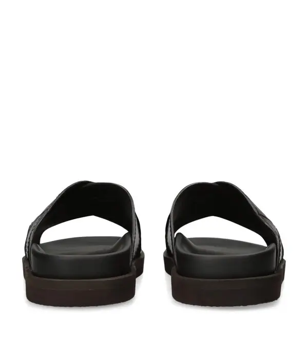 Zegna Crocodile Leather Panarea Slides