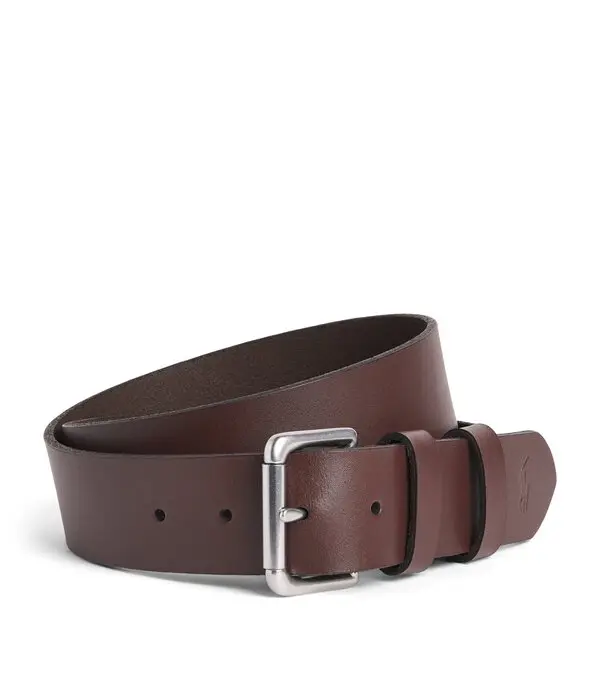Polo Ralph Lauren Leather Roller Buckle Belt - Brown