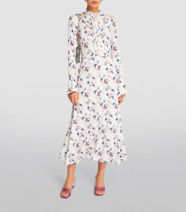 Rabanne Floral Midi Dress