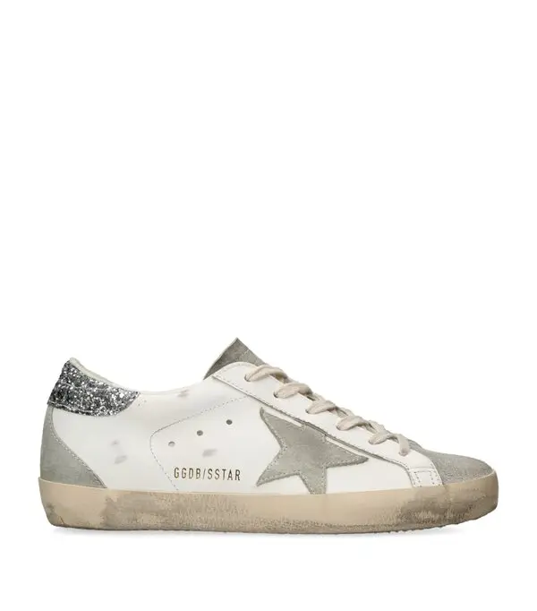 GOLDEN GOOSE Super-star Leather Sneakers - White