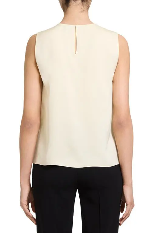 Theory Sleeveless Silk Blouse - Sunbeam