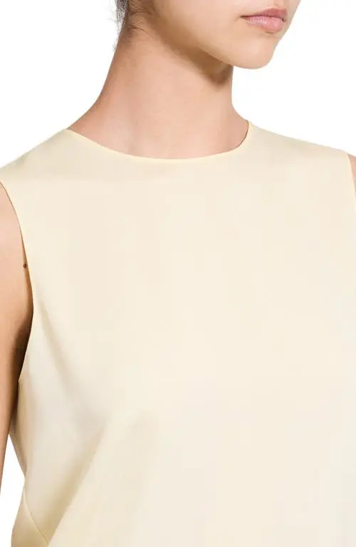 Theory Sleeveless Silk Blouse - Sunbeam