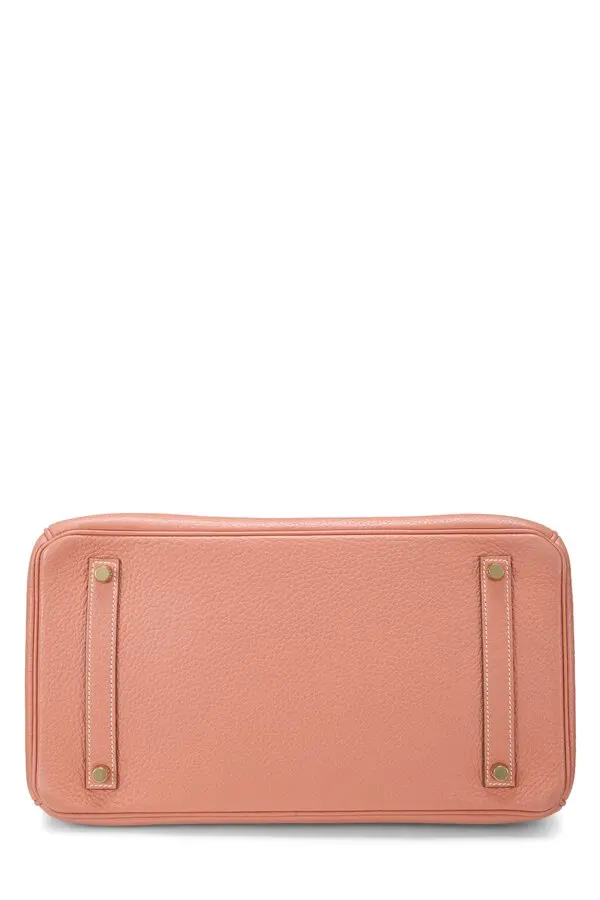 Hermès Crevette Clemence Birkin 35 - Pink