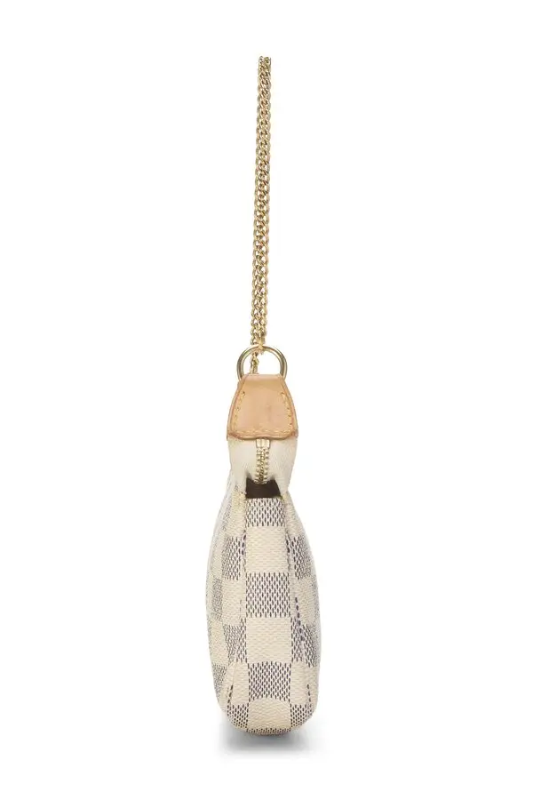 LOUIS VUITTON Damier Azur Pochette Accessoires - Brown