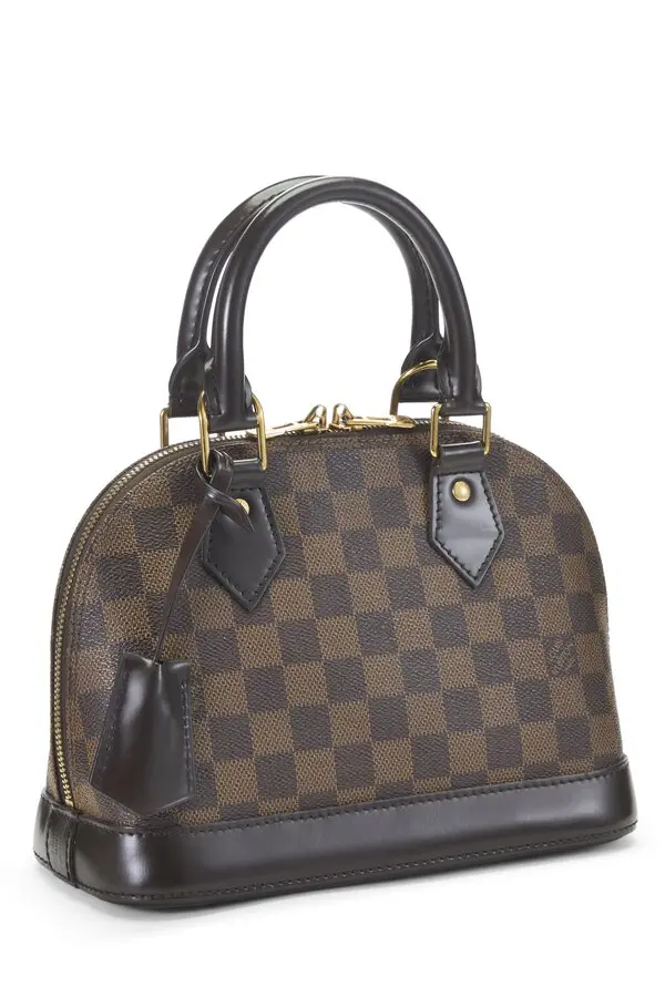 LOUIS VUITTON Damier Ebene Alma