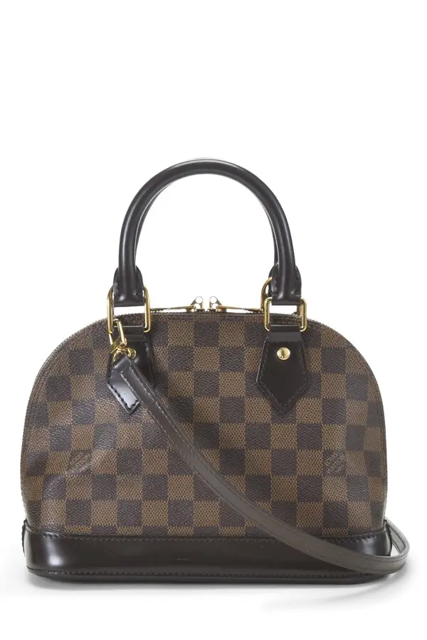 LOUIS VUITTON Damier Ebene Alma