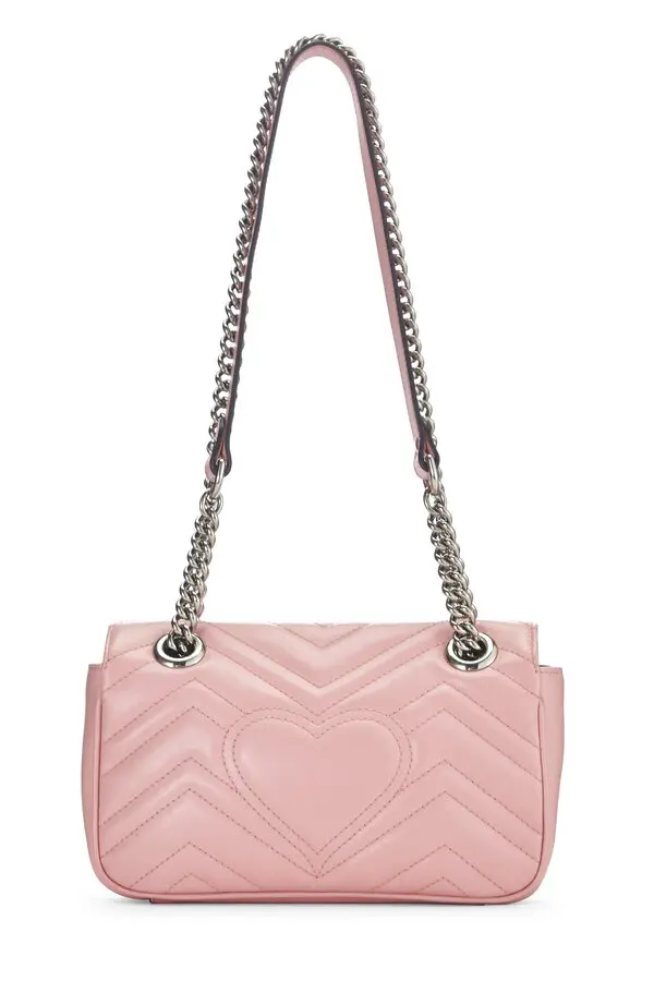 Gucci Leather Shoulder Bag - Pink