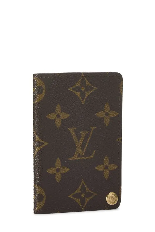 LOUIS VUITTON Monogram Canvas Pression Card Holder