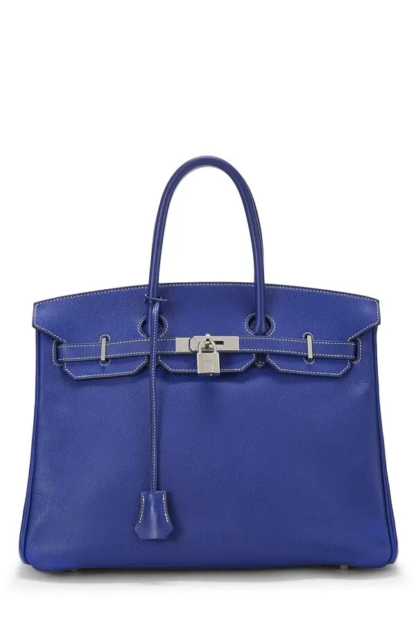 Hermès Bleu & Mykonos Epsom Candy Birkin 35