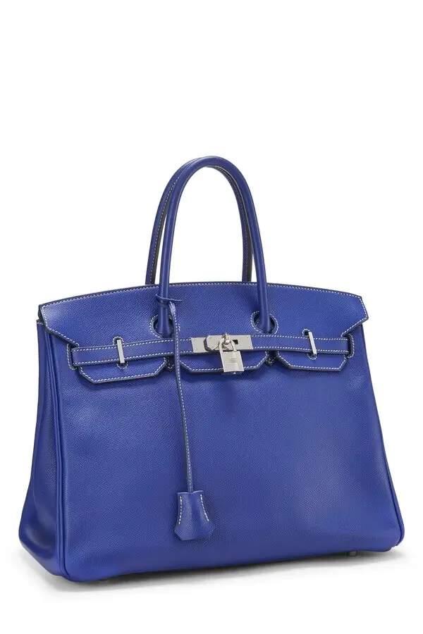 Hermès Bleu & Mykonos Epsom Candy Birkin 35