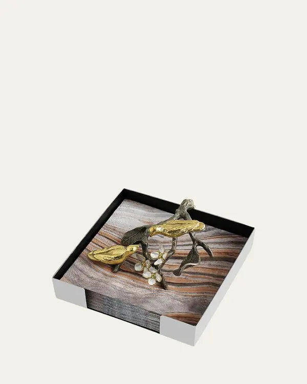 Michael Aram Lovebirds Cocktail Napkin Holder