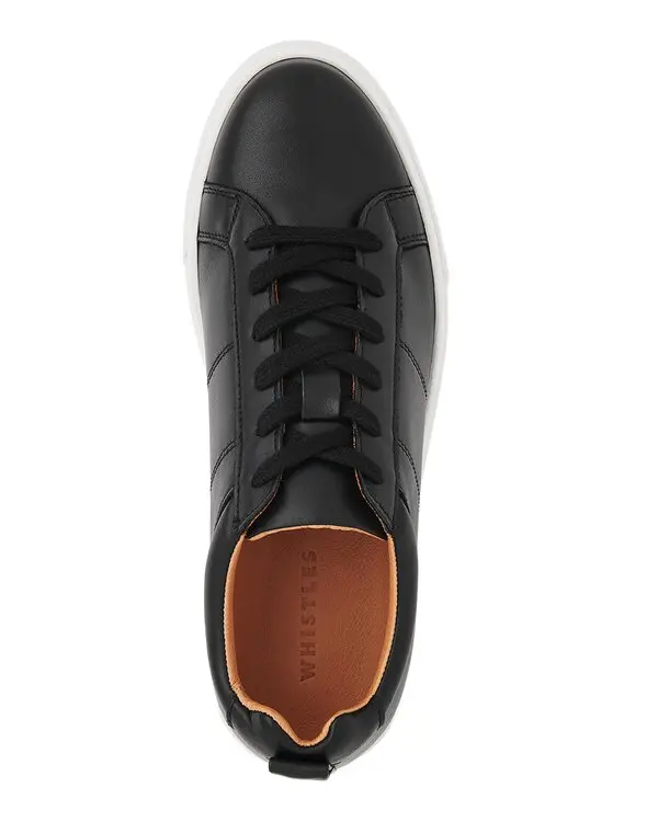 Whistles Koki Lace-up Trainer - Black