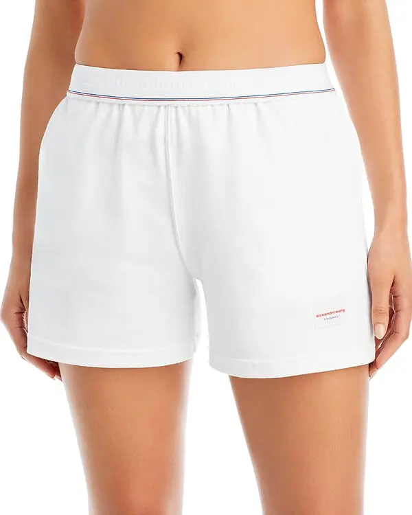Alexander Wang Elastic Shorts - White