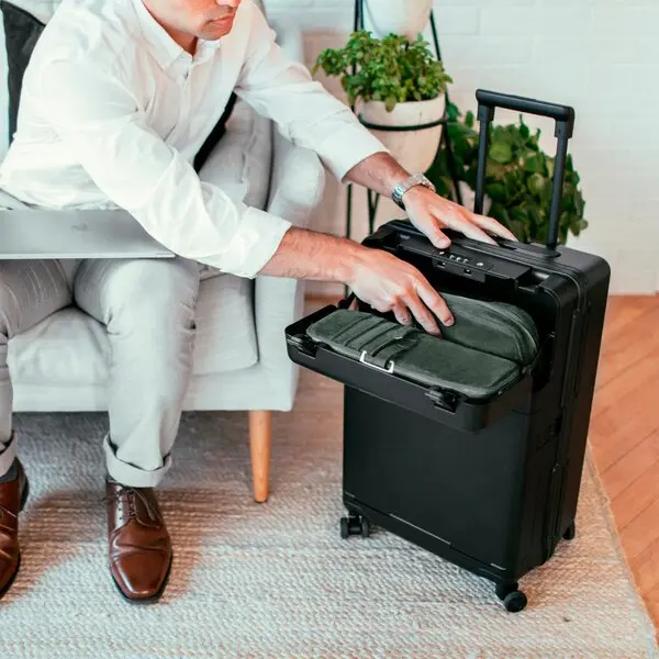 BARMES Wheeled Carry-on Suitcase With Gym Bag And Packing Cubes