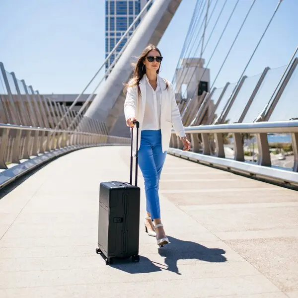 BARMES Wheeled Carry-on Suitcase With Gym Bag And Packing Cubes