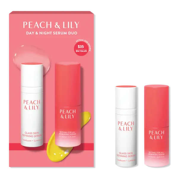 PEACH & LILY Day & Night Serum Mini Duo - One-color