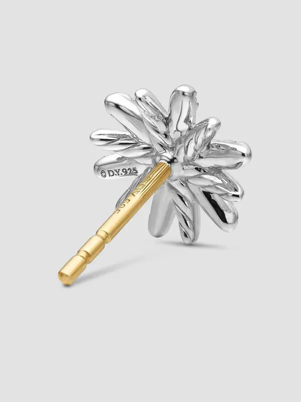 David Yurman Petite Starburst Stud Earrings In With Diamonds, 10mm