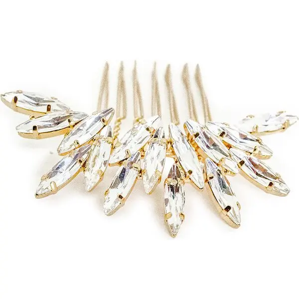 Brides & Hairpins Bria Crystal Hair Comb - Gold