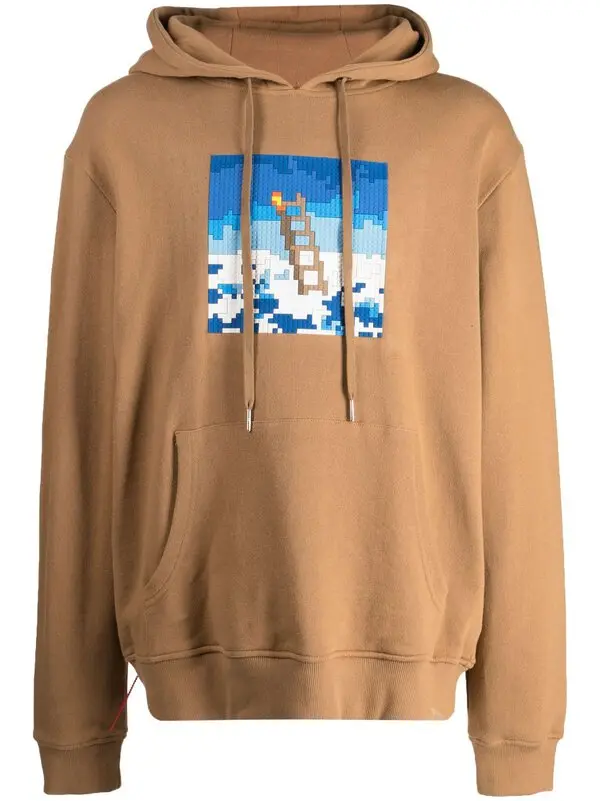 MOSTLY HEARD RARELY SEEN Graphic-print Cotton Hoodie