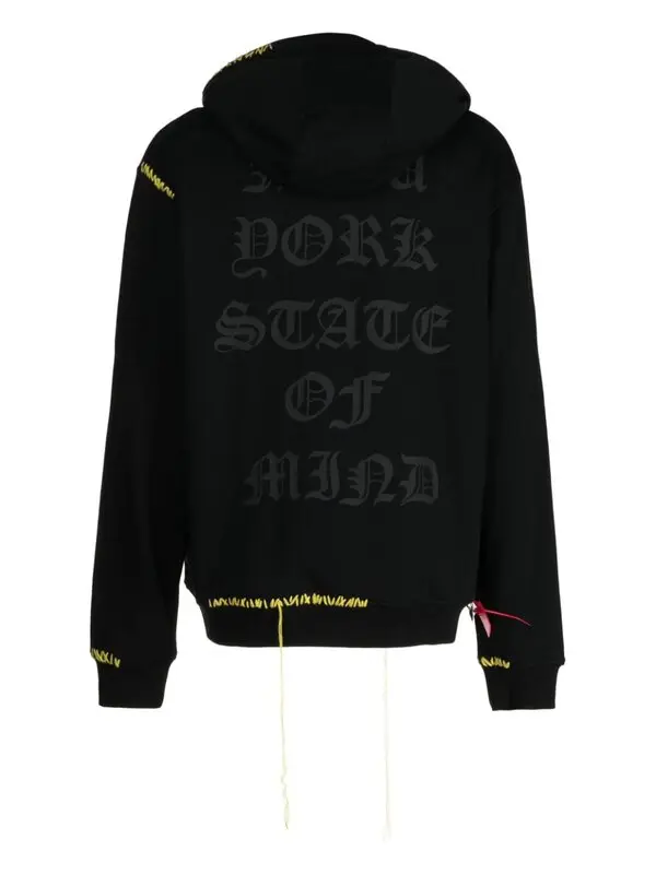 MOSTLY HEARD RARELY SEEN 8-BIT Graphic-print Cotton Hoodie - Black