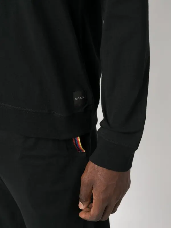 Paul Smith Logo-patch Cotton Sweatshirt