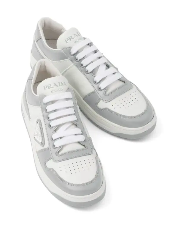 Prada Downtown Leather Sneakers