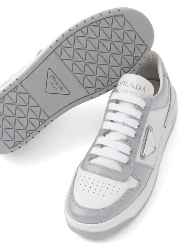 Prada Downtown Leather Sneakers