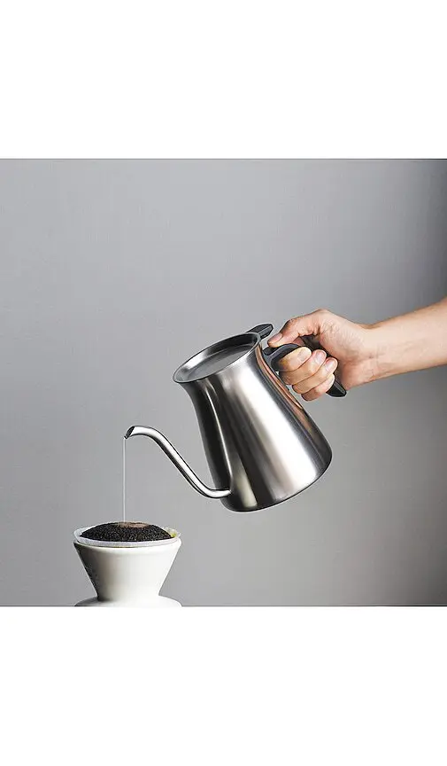 KINTO Pour Over Kettle In Metallic Silver