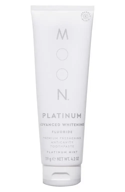 MOON Platinum Advanced Teeth Whitening Fluoride Toothpaste - Ivory