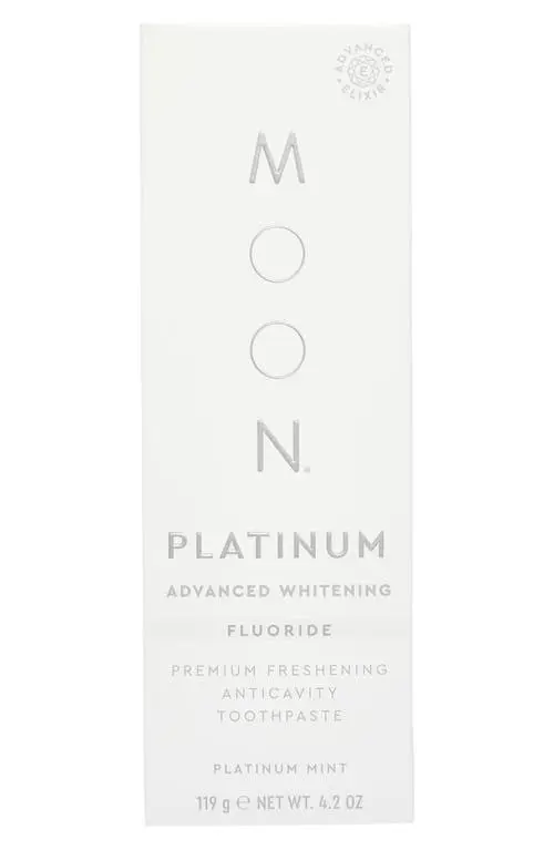 MOON Platinum Advanced Teeth Whitening Fluoride Toothpaste
