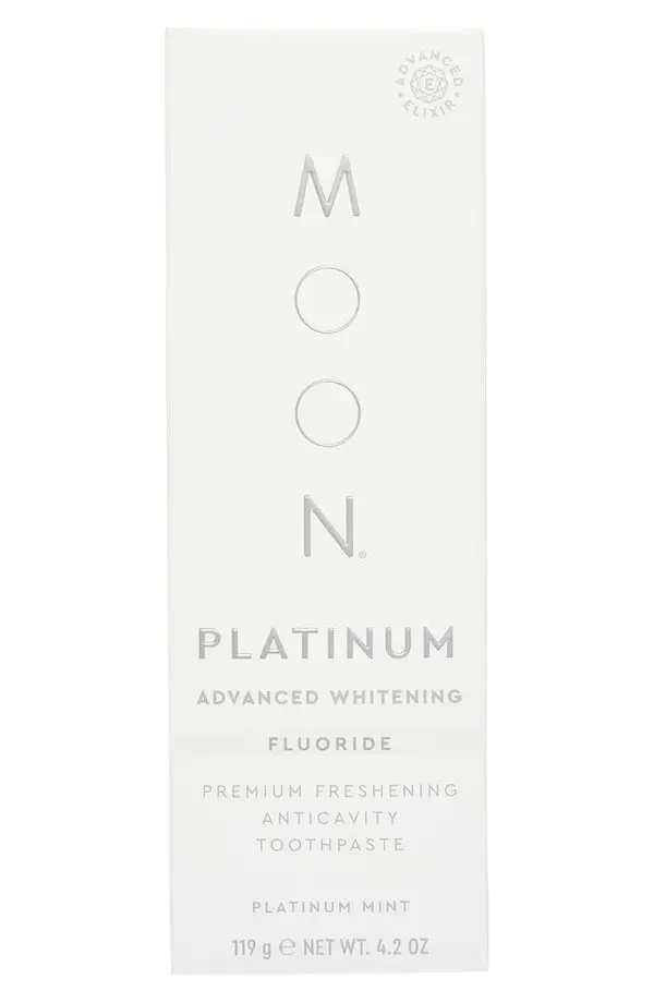 MOON Platinum Advanced Teeth Whitening Fluoride Toothpaste