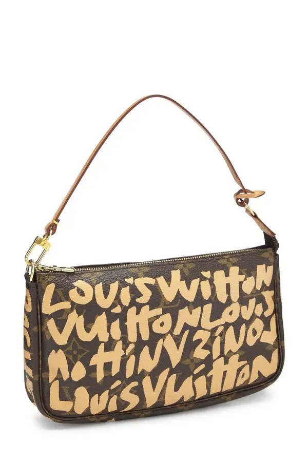 LOUIS VUITTON Stephen Sprouse X Monogram Graffiti Pochette Accessories