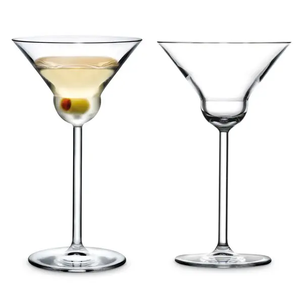 NUDE GLASS Vintage Rounded Martini Glasses, Set Of 2