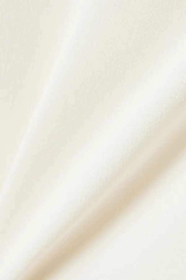 Lapointe Cutout Crepe Maxi Dress - Cream