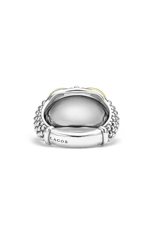 Lagos Embrace Dome Ring - Metallic