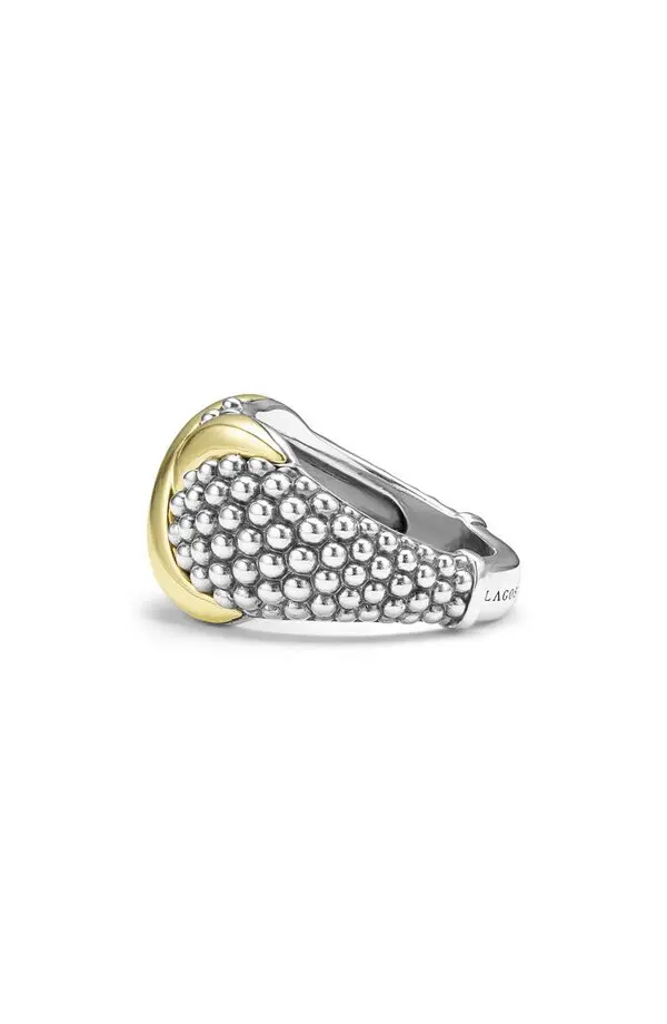 Lagos Embrace Dome Ring - Metallic