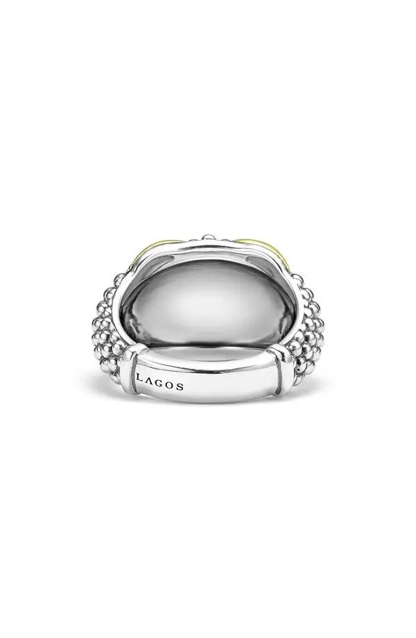 Lagos Embrace Dome Ring - Metallic