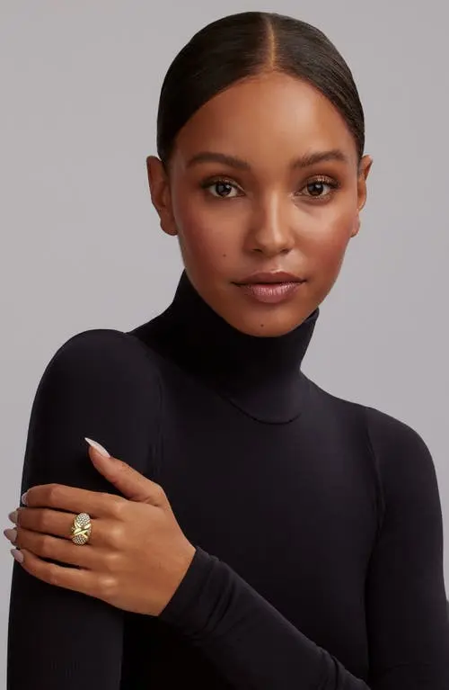 Lagos Embrace Dome Ring - Metallic