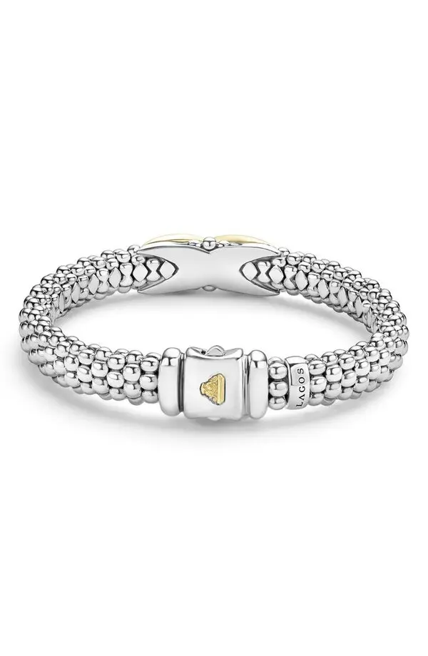 Lagos Embrace Beaded Bracelet - Metallic