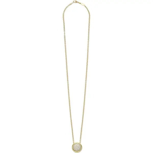 Lagos Meridian Pavé Diamond Pendant Necklace - Gold
