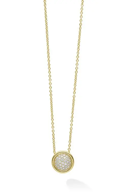 Lagos Meridian Pavé Diamond Pendant Necklace