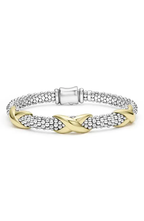 Lagos Embrace Station Bracelet - Metallic