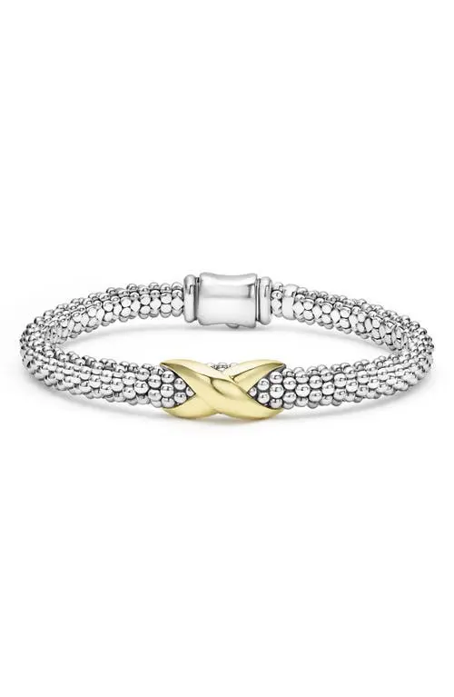 Lagos Embrace Beaded Bracelet - Metallic